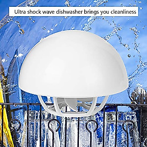 Mini Ultrasonic Dishwasher Multifunctional Household USB Portable Compact Dish Washing Machine for Small Apartment Office and Home Kitchen(Red)