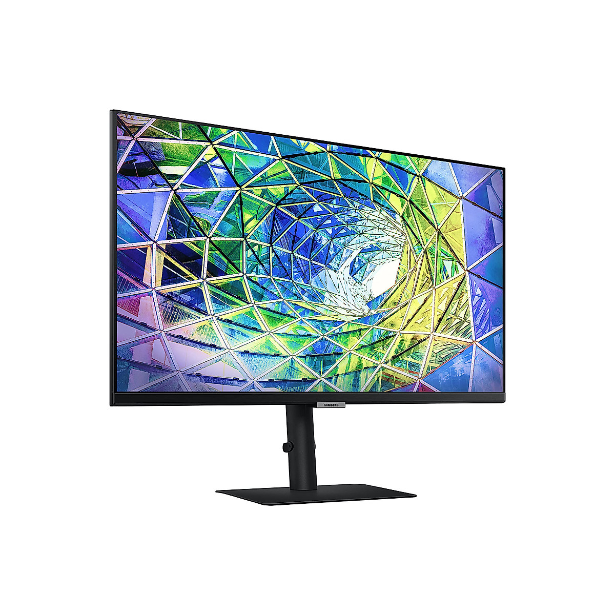 SAMSUNG S80A Series 27-Inch 4K UHD (3840x2160) Computer Monitor, HDMI, DP, USB Hub with USB-C, HDR10 (1 Billion Colors), Built-in Speakers, Fully Adjustable Stand with Pivot (LS27A800UNNXZA) (Renewed)