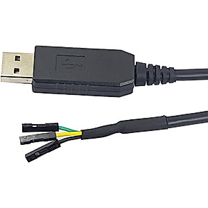 naughtystarts FT232RL USB to TTL Cable 3.3V 3 pins Output About 39 inches Long