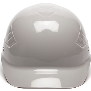 Pyramex Ridgeline 4 Point Glide Lock Suspension Bump Cap, Gray