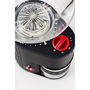 Bodum Bistro Burr Coffee Grinder, 1 EA, Black & Pour Over Coffee Maker with Permanent Filter, 1 Liter, 34 Ounce, Black Band