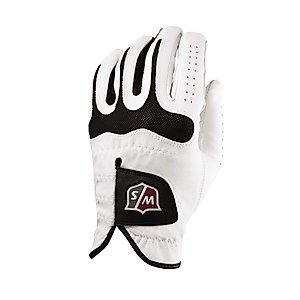WILSON Sporting Goods Staff Grip Soft Glove, Men's Left Hand, Large, White (WGJA00560L)