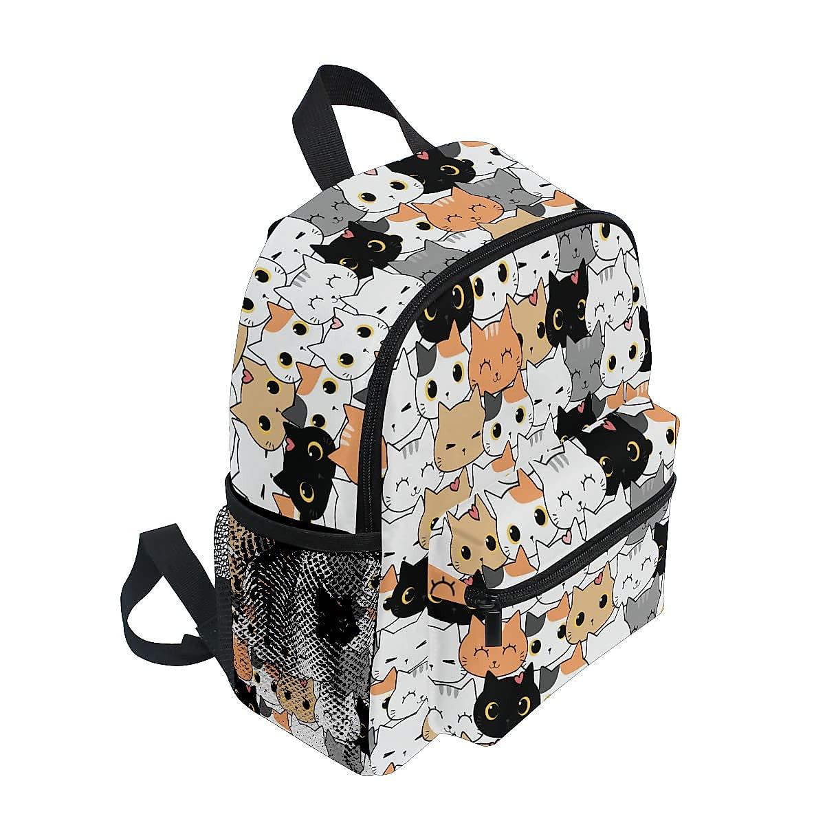 TropicalLife Kids Backpack for Boys Girls School Toddler Cute Cats Kitten Pattern Children Preschool Book Bag Kindergarten Travel Backpack Daypack