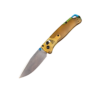 HUAAO EDC Bugout Knife, Axis Lock Knife with 2.9 Inch 440C Steel Blade Ultem Handle, Camping Folding Pocket Knife with Thumb Stud Pocketclip