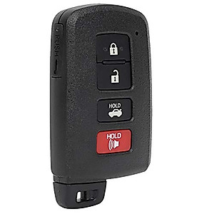 ZENITHIKE Replacement Keyless Entry Remote Key Fob 4-buts replacement for T oyota Avalon/Camry/Camry Hybrid/Corolla LE Premium/Corolla SE HYQ14FBA 89904-0E090 89904-0E091 set of 1 ship From USA