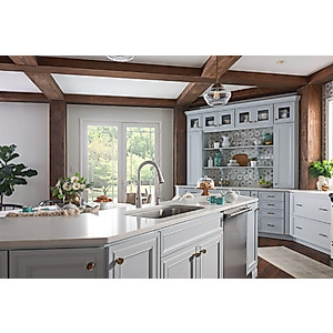 Moen Essie Spot Resist Stainless Touchless One-Handle Kitchen Faucet, Motion Activated Pull Down Kitchen Sink Faucet with Soap Dispenser, 87014EWSRS