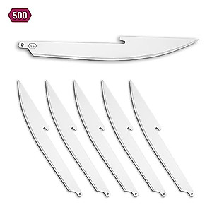 OUTDOOR EDGE 3.5" RazorSafe Replacement 5.0" Boning/Fillet Knife Blades - 6 Pieces plus Blade Storage Box