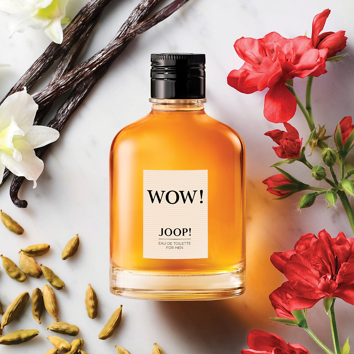JOOP! Wow! Eau de Toilette – Woody Men's Cologne – With Notes of Cardamom, Bergamot, Vetiver & Vanillla – Luxury Perfumes for Men – Long Lasting Fragrance – 3.3 fl oz.