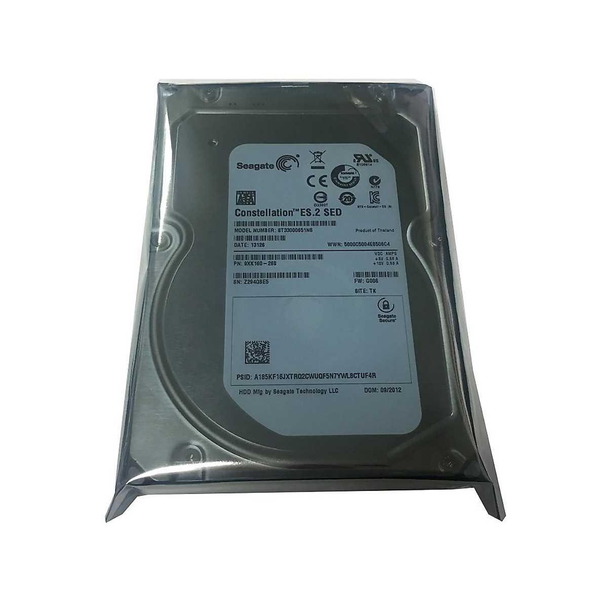 Seagate Constellation ES.2 ST33000651NS 3TB 7200 RPM 64MB Cache SATA 6.0Gb/s 3.5" Internal Enterprise Hard Drive (Renewed)