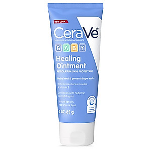 CeraVe Baby Moisturizing Cream + Healing Ointment Bundle | Gentle Skincare