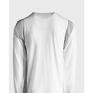 Nike Men's Player Long Sleeve Dri Fit Top CW3539 100 Size Large White/Black
