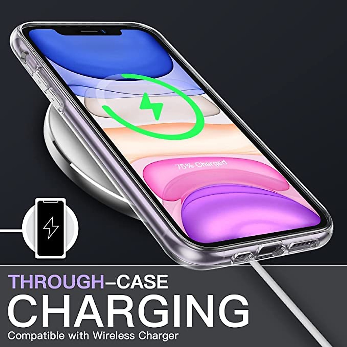 JIHANFENYUE Compatible with iPhone 12 Pro Max Case - Aesthetic Positive Quotes Summer Vibes Cute Collage Designed for Trendy, Built for Durability, Shockproof Case for Women Girls