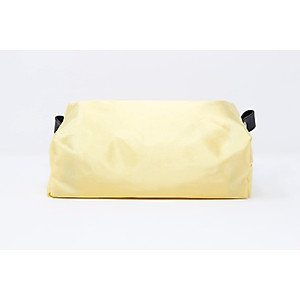 DOMINIE Liner for Clear Handbag Small Clutch Removable/Interchangeable Liner - Yellow Liner, Black Tabs (Black Clutch Sold Separately)