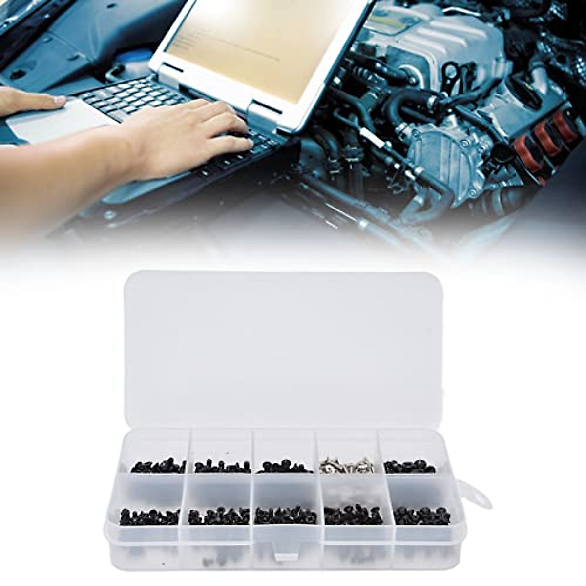 500Pcs Laptop Screw Stainless Steel Cross Screws Accessory Set Kit for IBM Dell HP Lenovo Samsung Sony Toshiba Acer Gateway Screw Assortment Kit Maintenance Repair