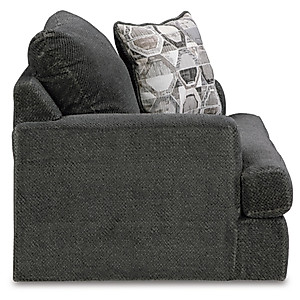 Signature Design by Ashley Karinne Modern Upholstered Oversized Chair, Gray