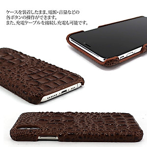 White Nuts wn-0000616-yk iPhone 8 Plus 7 Plus Alligator Pattern, Genuine Leather Case, Navy, Case Cover, iPhone 7 Plus, iPhone 8 Plus, Alligator Pattern, Leather Case, Slim, Fits in Your Hands