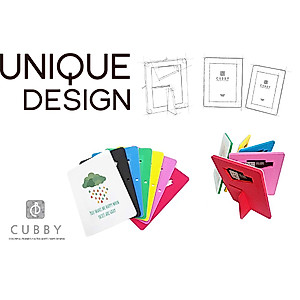 6x8 Cute Colorful Safe Design Cubby Ultra Light Pictures Frame (All Black)