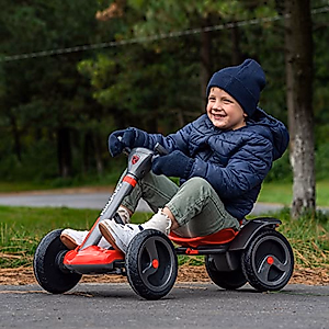 Rollplay Flex Kart 6V Electric Go Kart for Children Aged 2-5 Featuring Space-Saving Folding Function, Easy Push Start Button, and a Top Speed of 2 MPH, Green
