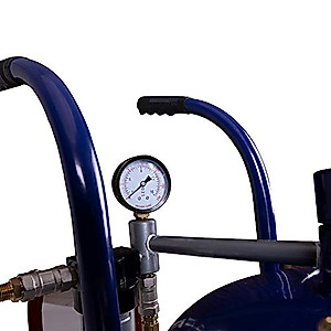 Sand Blaster Abrasive Blaster Portable Power Sand Blasting Kit for Removing Paint, Stain, Rust, Compatible Pressure Sand Blaster (Blue)