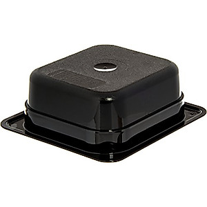 CFS 3068303 StorPlus Sixth Size Food Pan, Polycarbonate, 2.5" Deep, Black