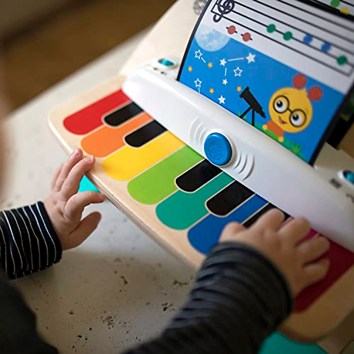 Baby Einstein and Hape Magic Touch Piano Wooden Musical Toddler Toy, Age 6 Months and Up