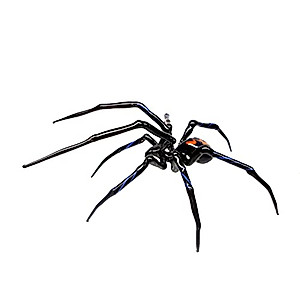 Spider - lampworked lifelike glass arachnid spider figurine, glass insect, Art Glass Spider, blown glass figurine Spider, glass insects