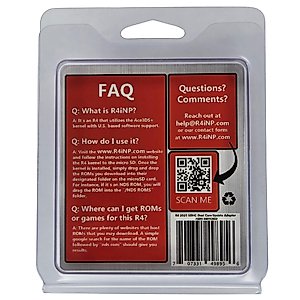 HawkTec R4 2025 R4iNP SDHC Dual Core Update Adapter Memory Card for NDS DS DSI 2DS 3DS New 2DS New 3DS XL, No Timebomb