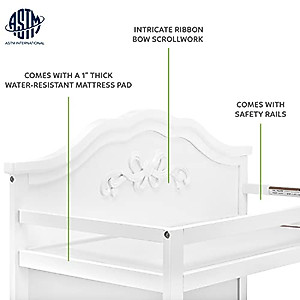 Sweetpea Baby Jasmine Changing Table, White