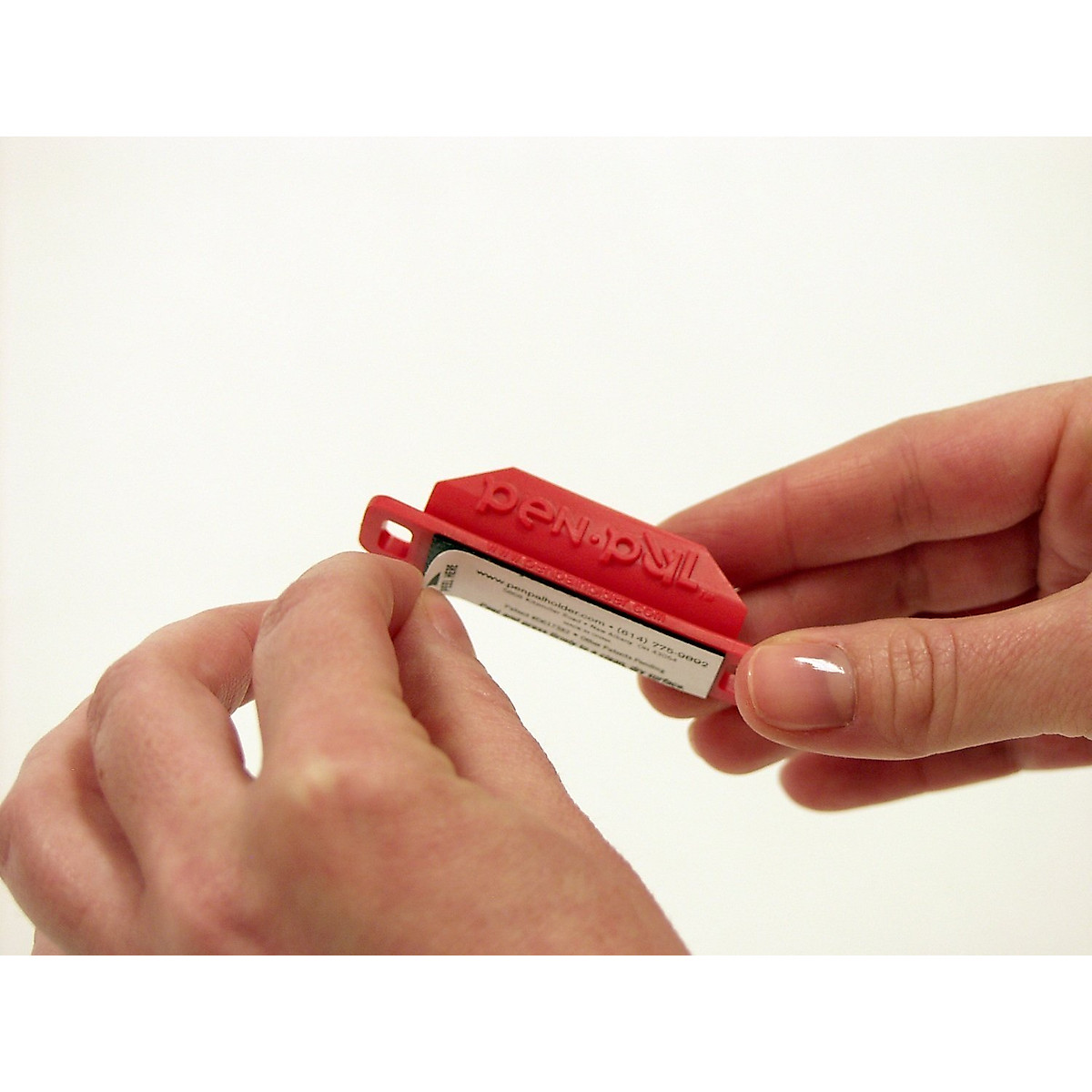 10 Pack Pal Pen Holders, Black Only, Self Adhesive and Removeable