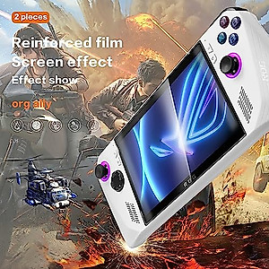 Suoman 3-Pack for Asus Rog ALLy Tempered Glass Screen Protector,Ultra-thin Scratch Resistant HD for Asus Rog Ally Gaming Handheld for Asus Rog Ally Screen Protector