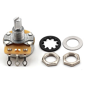The Art of Tone Electric Guitar Audio Taper CTS 500k Pot Split Shaft, Replacement for Fender potentiometer