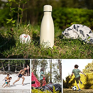 Insulated Water Bottle,YONICOER 12 OZ Double Walled Stainless Steel Metal Water Bottles, Vacuum Thermo Flasks for Daily Use, Sports, Gym, Travel,School