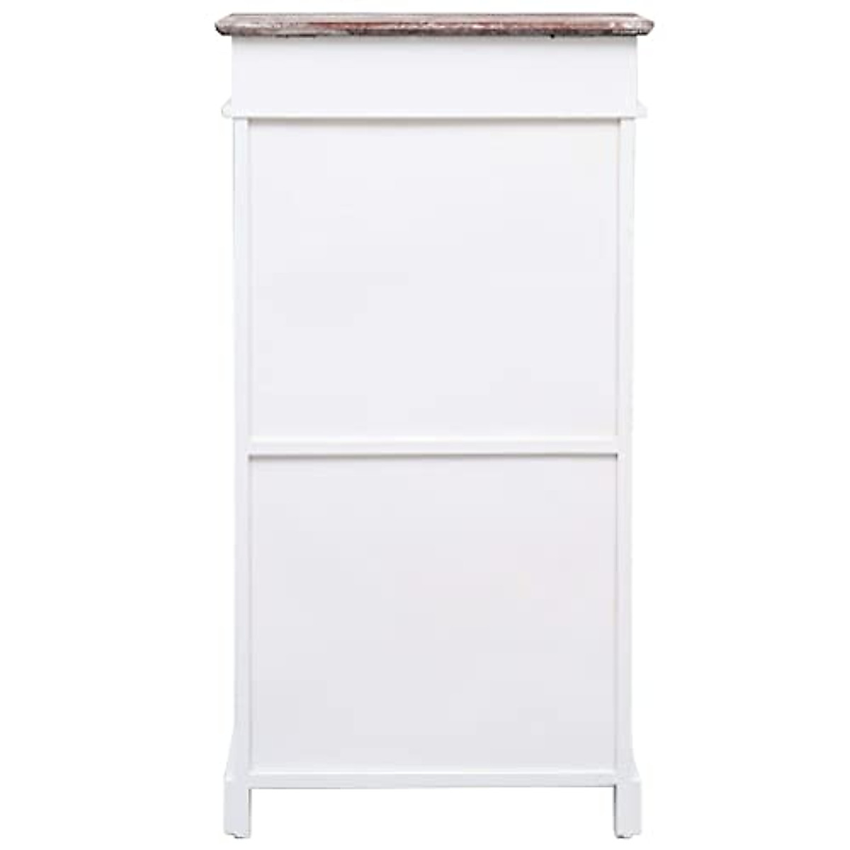 Shoe Cabinet Storage File Rack Organizer for Filing Kitchen Bathroom Toilet Pantry Corner Home Holder Shelf Outdoor Indoor Wall Garage Lock Brown 19.7"x11"x38.6" Paulownia Wood