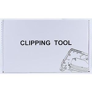 Kamsin M66S Pneumatic Lighter Clinching Clipper Air Power Clinching Gun Hartco Clipper Industrial Clip Tool Vertex Fastening Clipper Gun for Spring Mattress, Car Seat