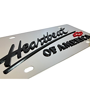 Heartbeat of America License Plate