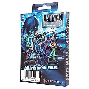 Q-Workshop Batman Miniature Game - D6 Batman Dice Set (6), Standard (15mm - 17mm)