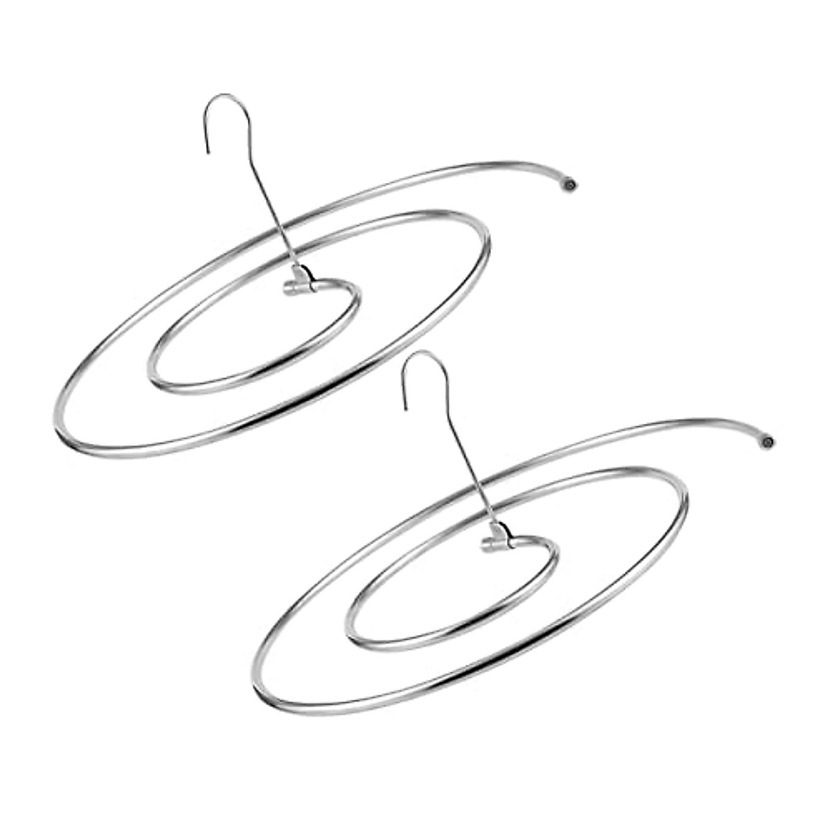 GARVALON Bed Linen Drying Rack Collapsible Clothing Rack Laundry Drying Rack Collapsible Folding Hangers 2pcs Blanket Hanging Rack Blanket Dryer Rack Spiral Sheet Dry Hanger Blanket Rack