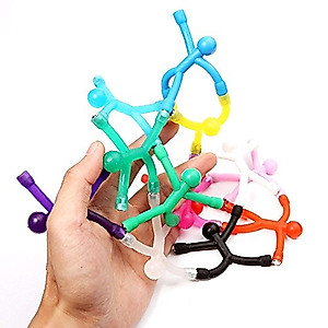 Refrigerator Magnets, 10pcs Mini Man Flexible Fridge Magnets, Cute Rubber Magnet Magnetic for Adults Office Fun Decorative Decoration (10)