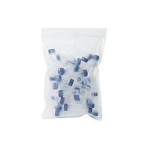 PEKYBIO Sterile Plastic Graduated Test Tubes 5ml Sample Storage Container with Screw Cap Self-Standing Lab Transport Tube, Case of 50