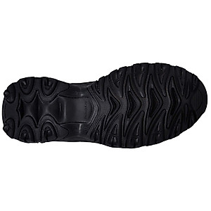 Skechers Men's After Burn Memory Fit - Strike Off Lace-Up Sneaker, Black/Black 13 XW US