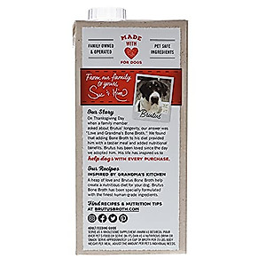 Brutus Bone Broths Beef Bone Broth Wet Dog Food, 32 oz.