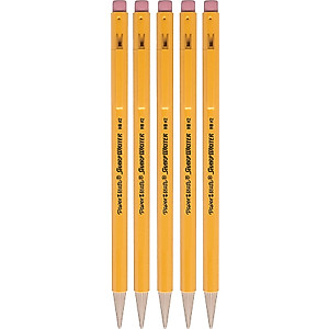Papermate 30376BPP Sharpwriter Mechanical HB Pencil, 0.7 mm, Yellow, 5/Pack