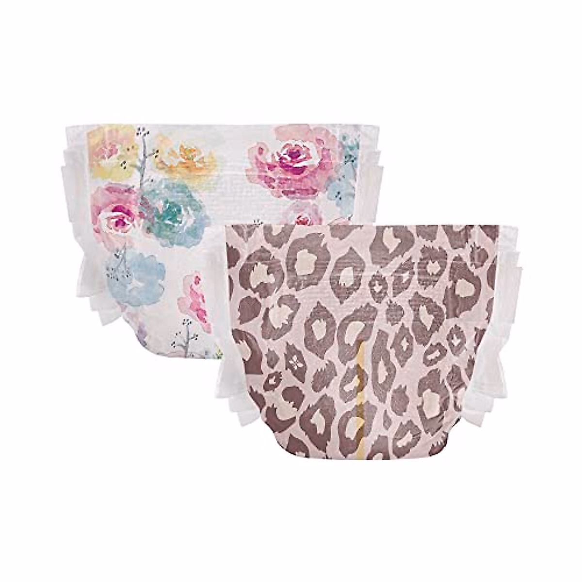 The Honest Company Clean Conscious Diapers | Plant-Based, Sustainable | Wild Thang + Rose Blossom | Club Box, Size 4 (22-37 lbs), 30 Count(Pack of 2)