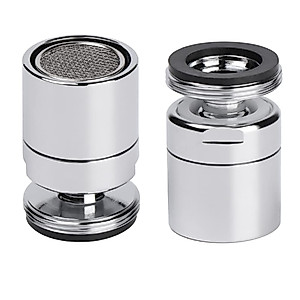 360 degree Swivel Faucet Aerator Filter Adapter for Kitchen Sink Tap Head Faucet Nozzle Adapters Replacement Part (Male 20mm)