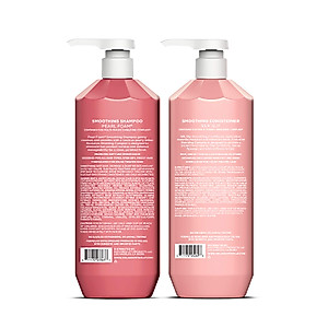 ORLANDO PITA PLAY Salon Size Smoothing Pearl Foam Shampoo & Silk Slip Conditioner Set, Maintains Moisture & Enhances Softness, 27 Fl Oz Each