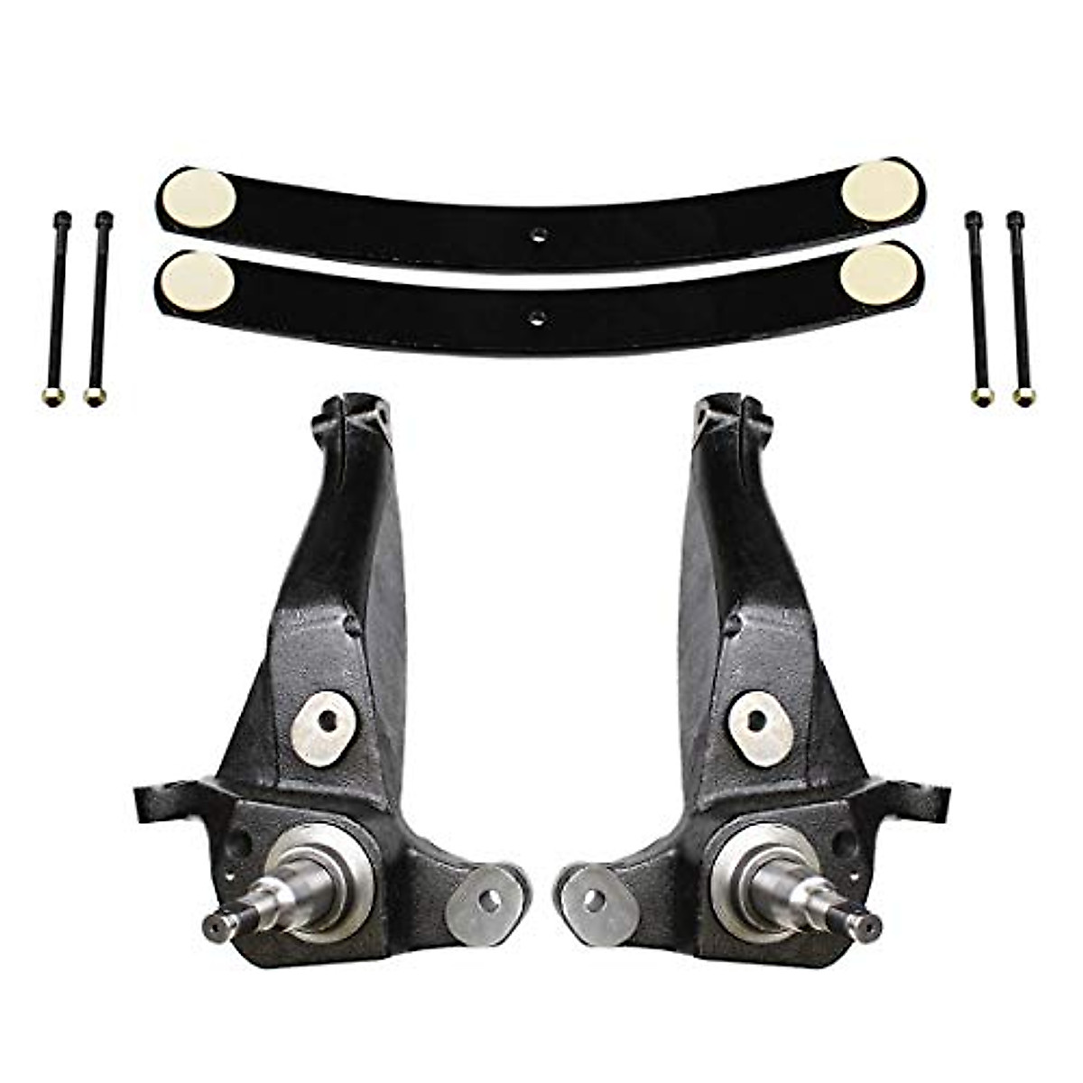 4" Lift Kit For 2001-2005 Ford Explorer Sport Trac 2WD Spindles with Add-a-Leafs by TSS