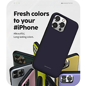 GOOSPERY Magnetic Door Bumper Compatible with iPhone 15 Pro Max Case, Card Holder Wallet Easy Magnet Auto Closing Protective Dual Layer Sturdy Phone Back Cover - Blue Navy