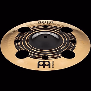 Meinl Cymbals Classics Custom Dual 12" Trash Splash Cymbal for Drum Set, Dark/Brilliant — Made in Germany — B12 Bronze, 2-Year Warranty, (CC12DUTRS)