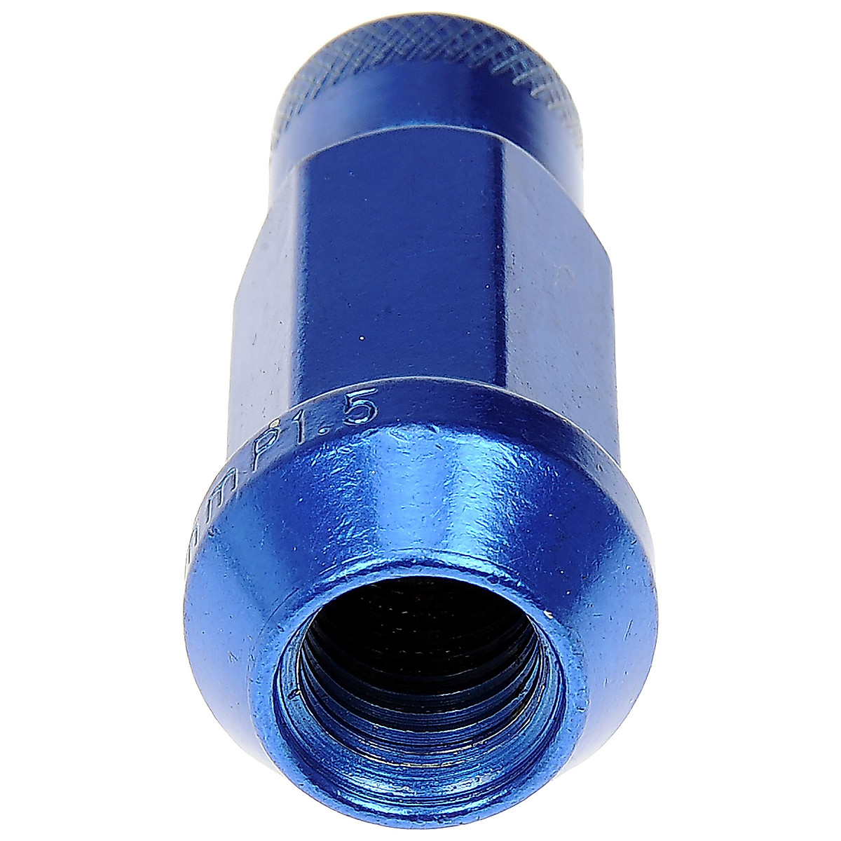 Dorman 713-385D Blue Open End Knurled Wheel Nuts Compatible with Select Models, 20 Pack