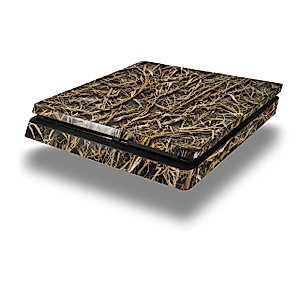 Vinyl Decal Skin Wrap compatible with Sony PlayStation 4 Slim Console WraptorCamo Grassy Marsh Camo (PS4 NOT INCLUDED)